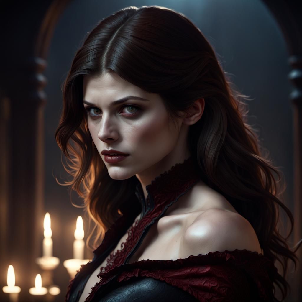 The Haunting Beauty: Alexandra Daddario's Portrayal of the Vampire ...