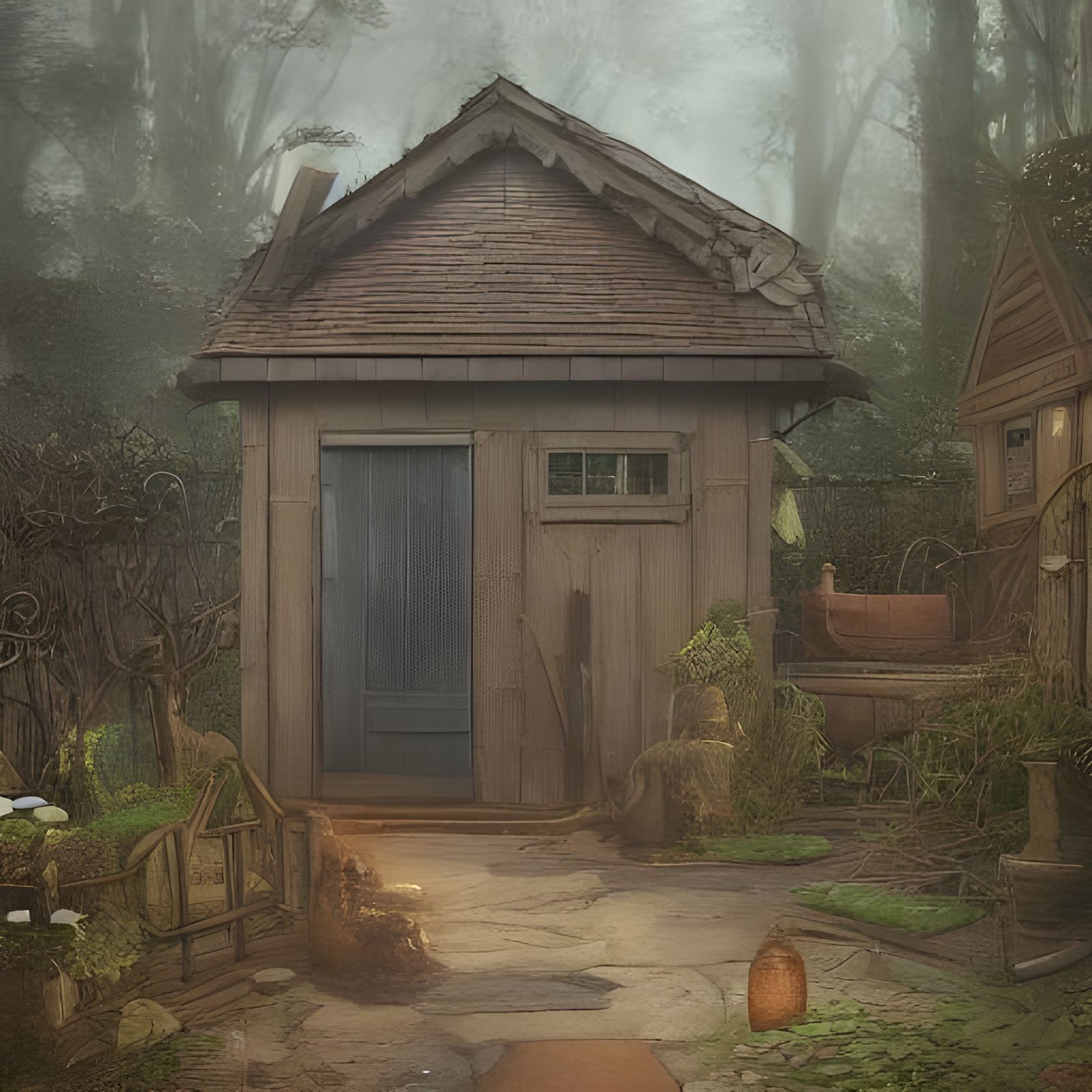 THE SHED (+ Polyphonic Prose) - AI Generated Artwork - NightCafe Creator