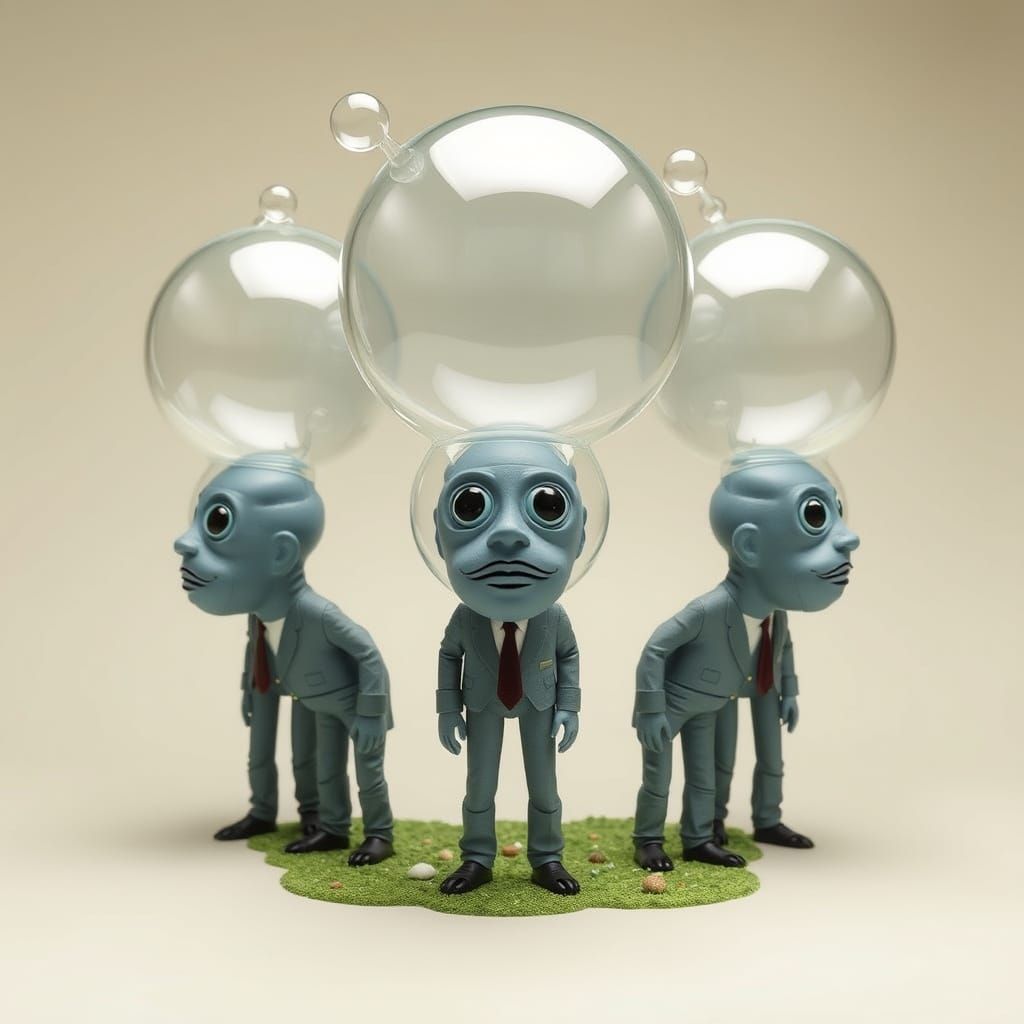 The Bubbleheads - Surreal The Bubbleheads in Vibrant Pop Ar...