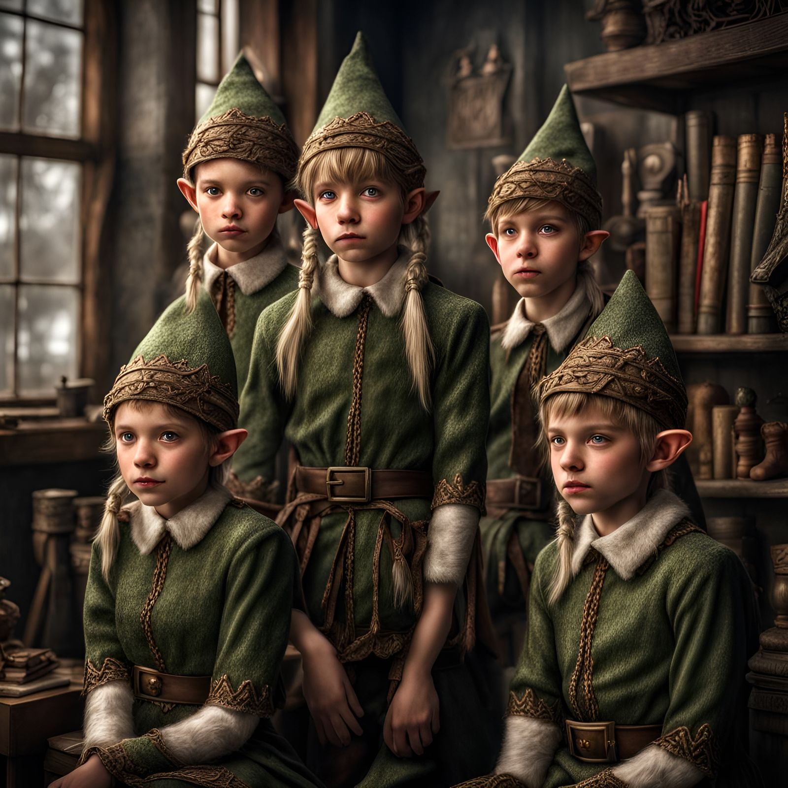 In the elf school - AI Generated Artwork - NightCafe Creator