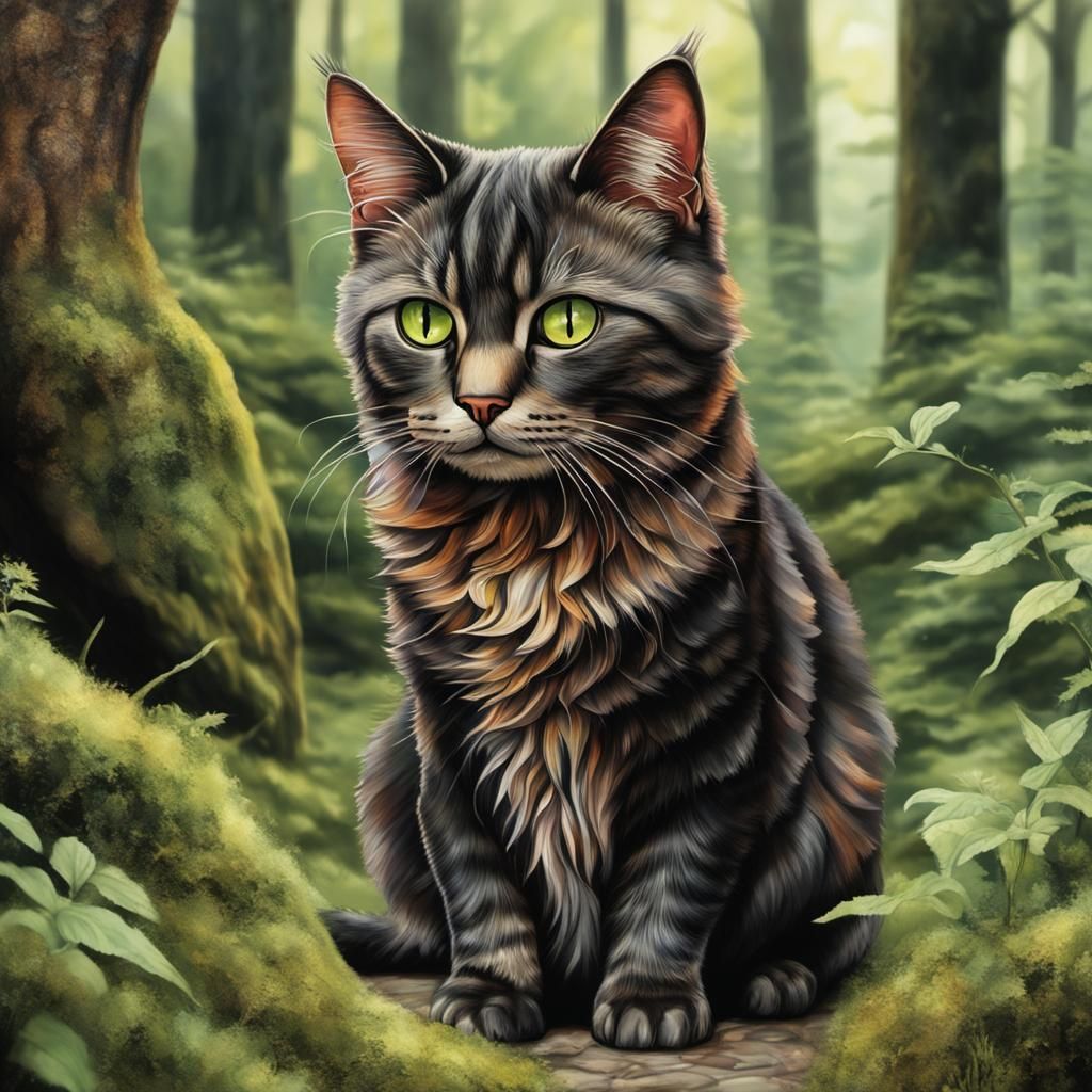 Catitude - AI Generated Artwork - NightCafe Creator