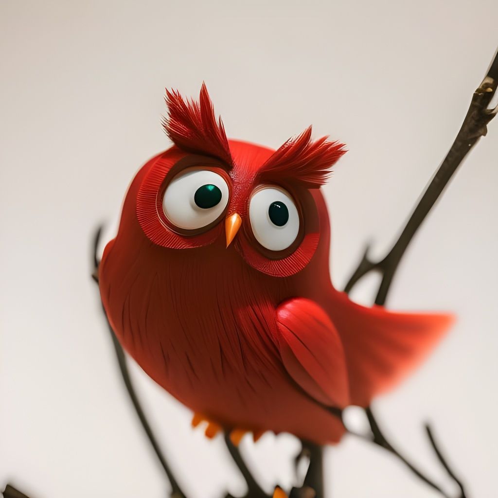 Red Hoot - AI Generated Artwork - NightCafe Creator