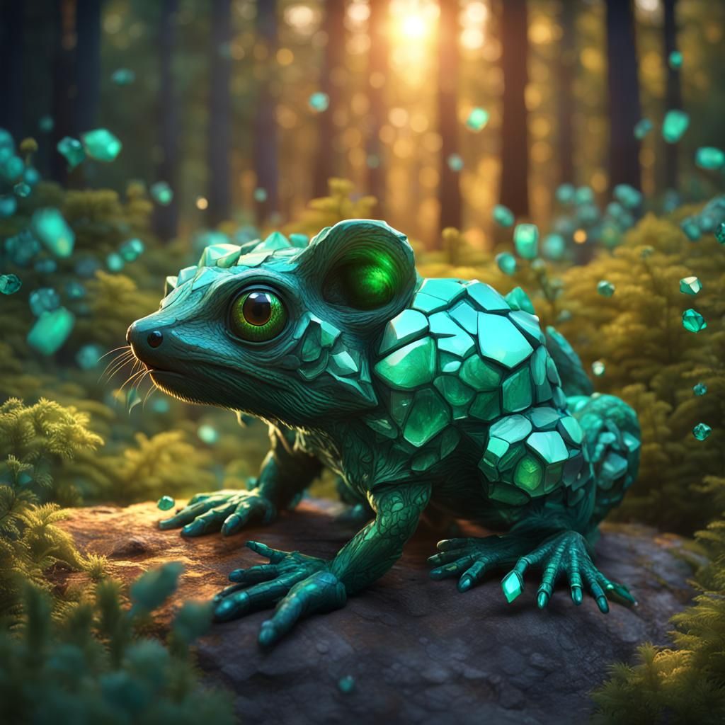 A rare mouse frog - AI Generated Artwork - NightCafe Creator