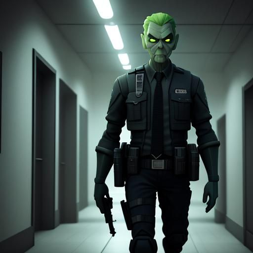Agent Green. - AI Generated Artwork - NightCafe Creator