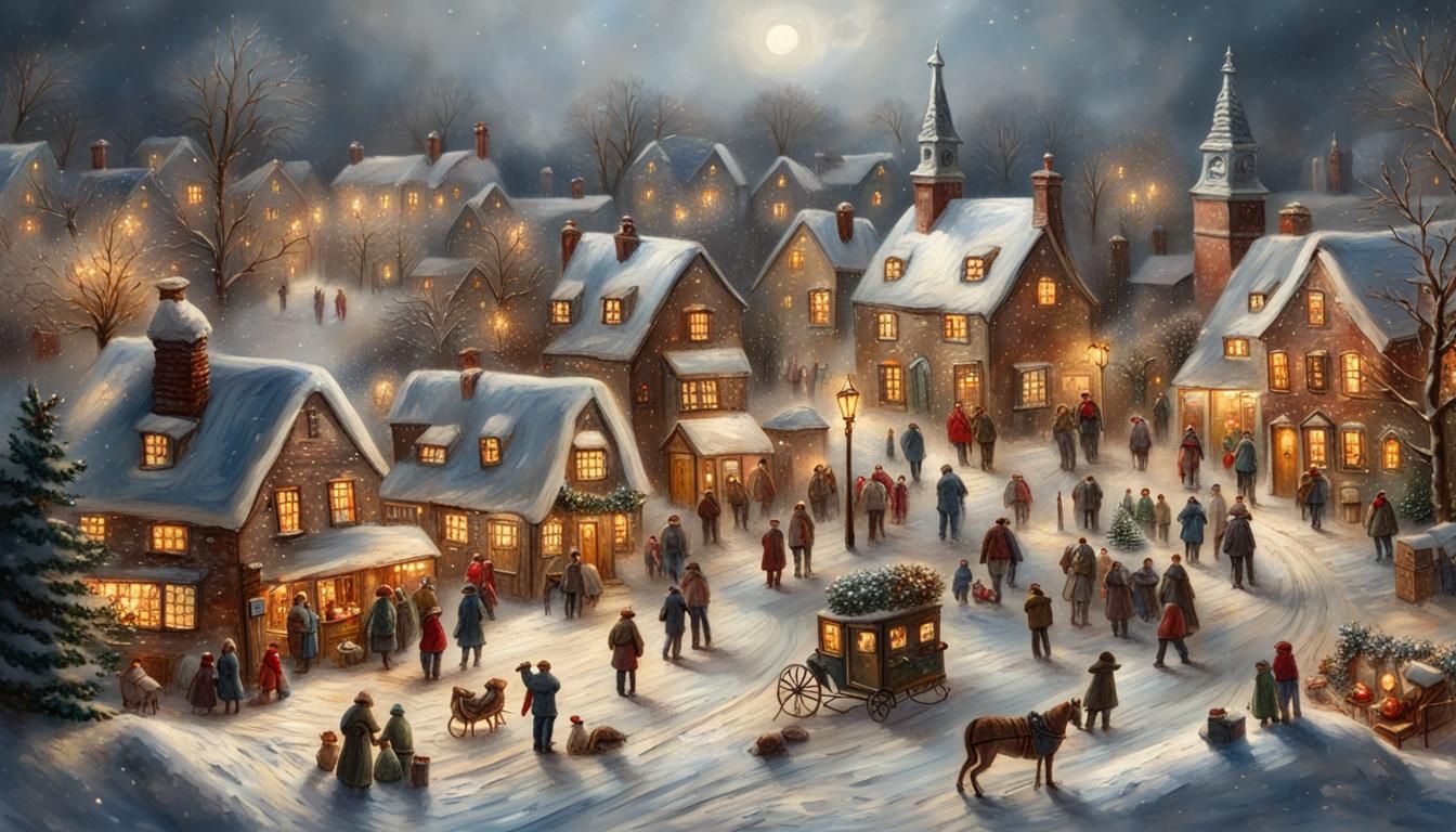 Christmas is coming - AI Generated Artwork - NightCafe Creator