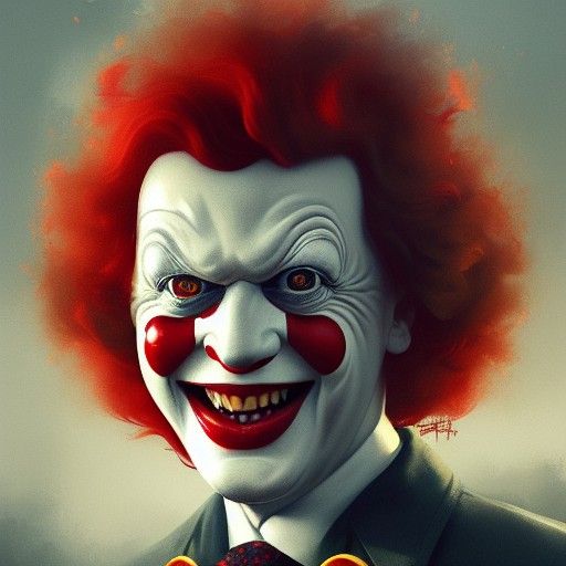 Ronald McDonald - AI Generated Artwork - NightCafe Creator