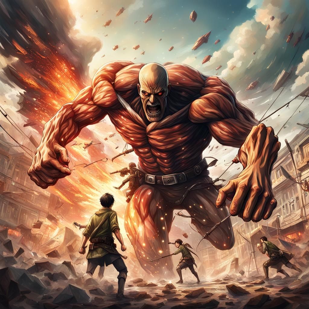 Attack on titan - AI Generated Artwork - NightCafe Creator