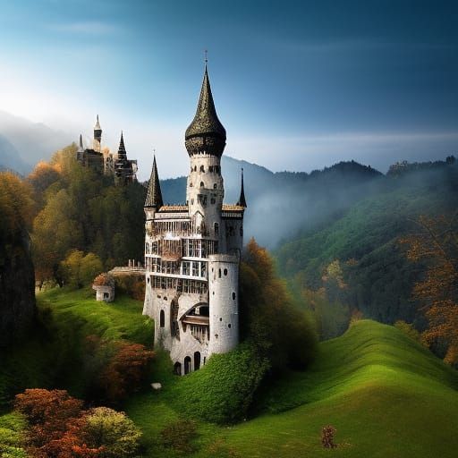 Castle - AI Generated Artwork - NightCafe Creator