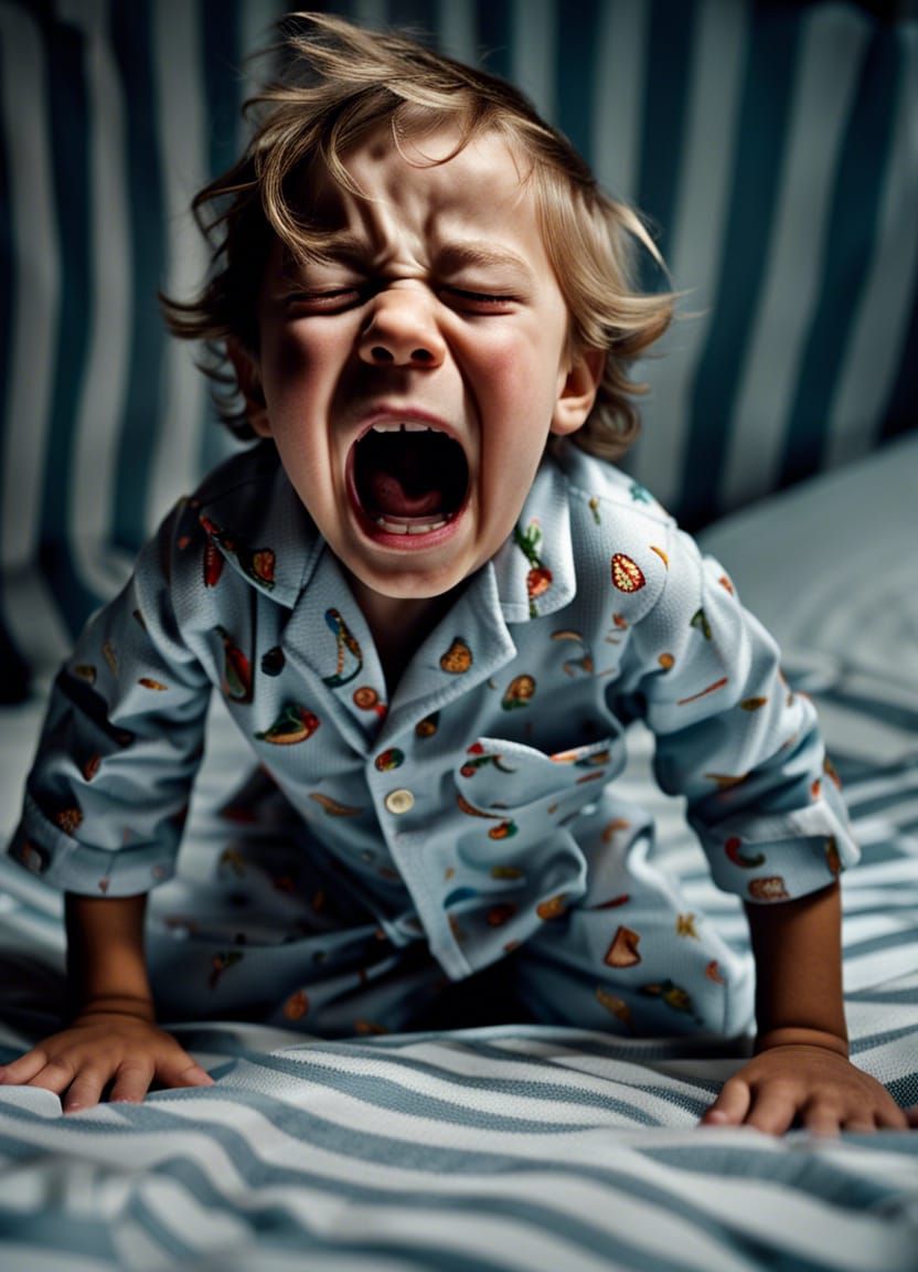 Early Morning Temper Tantrums Are The Best - AI Generated Artwork - NightCafe Creator