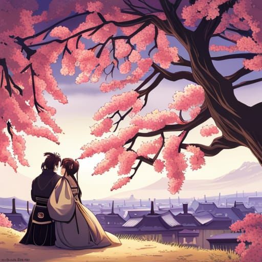 Samurai Love IV - AI Generated Artwork - NightCafe Creator