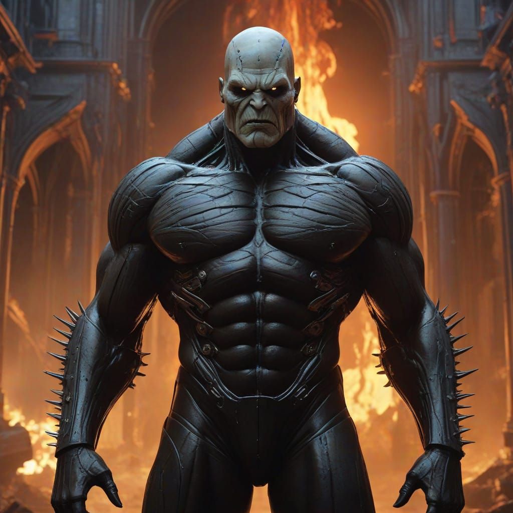 A hyperrealistic, highly detailed 3d render of Pinhead, from the movie ...