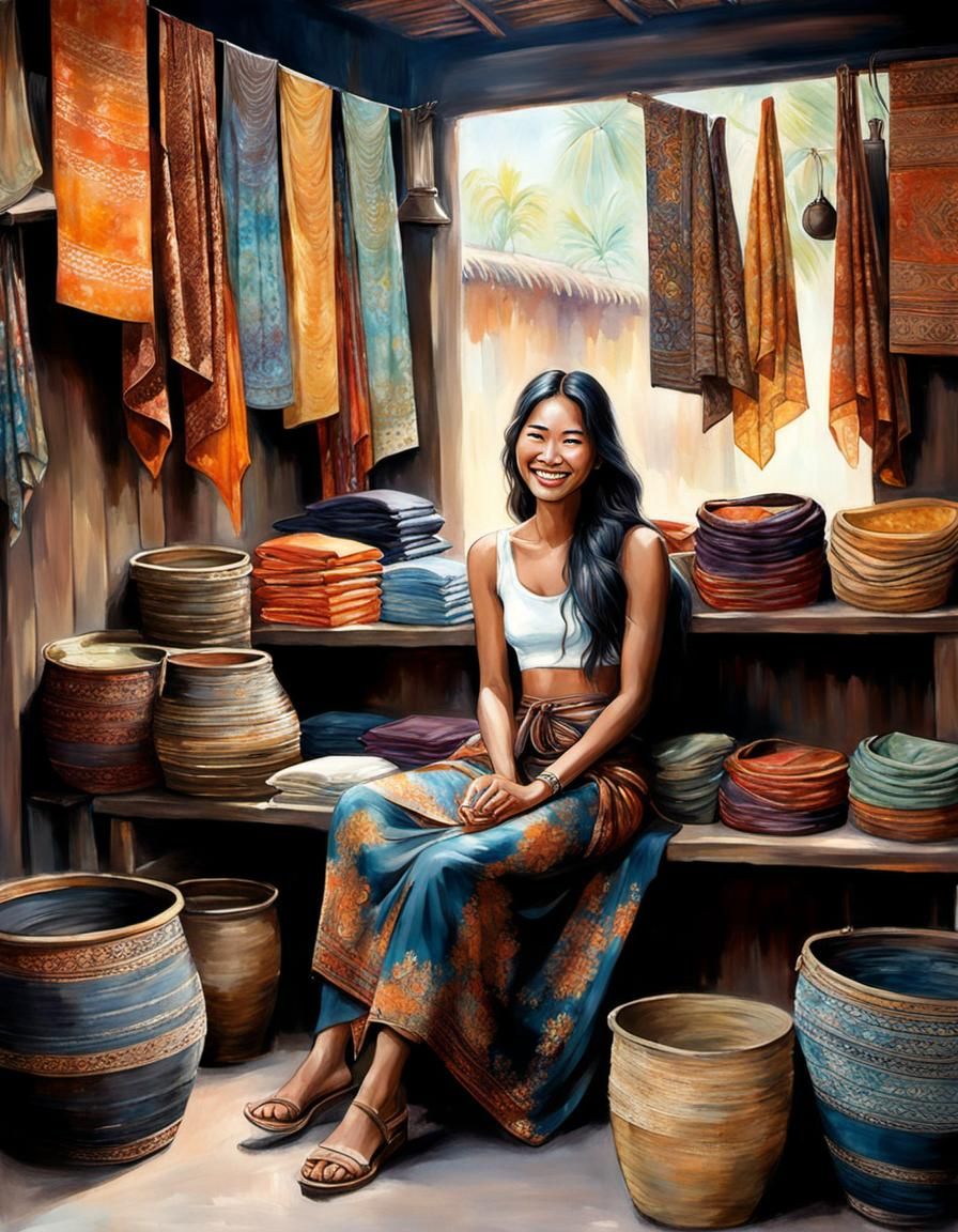 Portrait of Srey Nik - AI Generated Artwork - NightCafe Creator