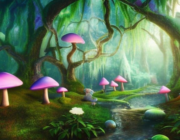 fairy forest - AI Generated Artwork - NightCafe Creator