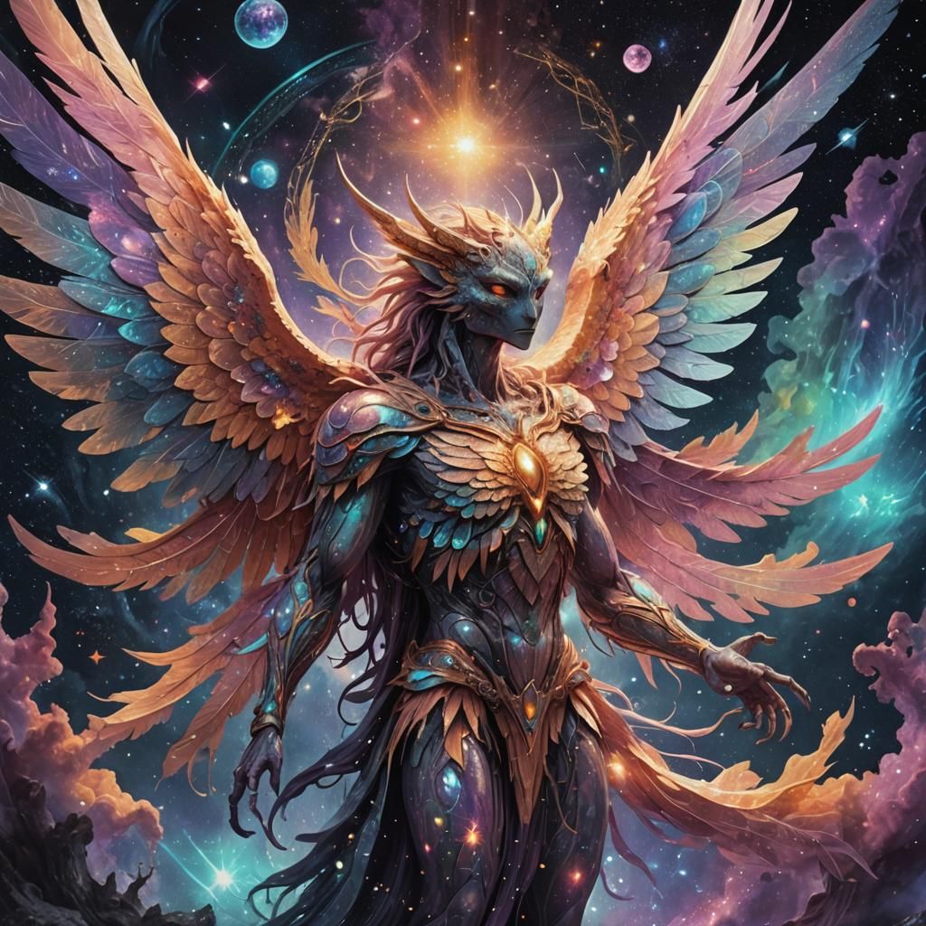 Winged Creature - AI Generated Artwork - NightCafe Creator