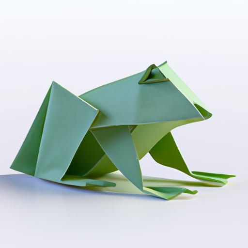 epic origami frog