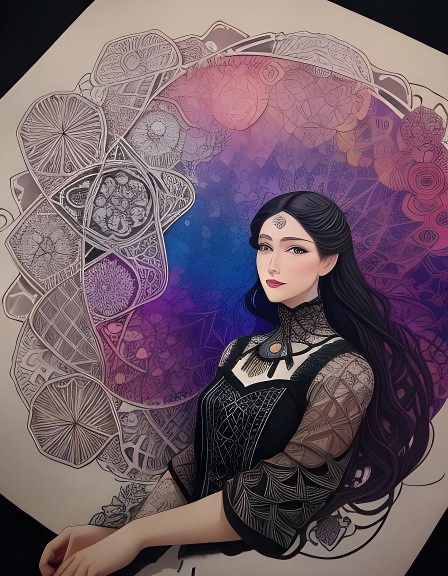 Zentangle #5 - AI Generated Artwork - NightCafe Creator