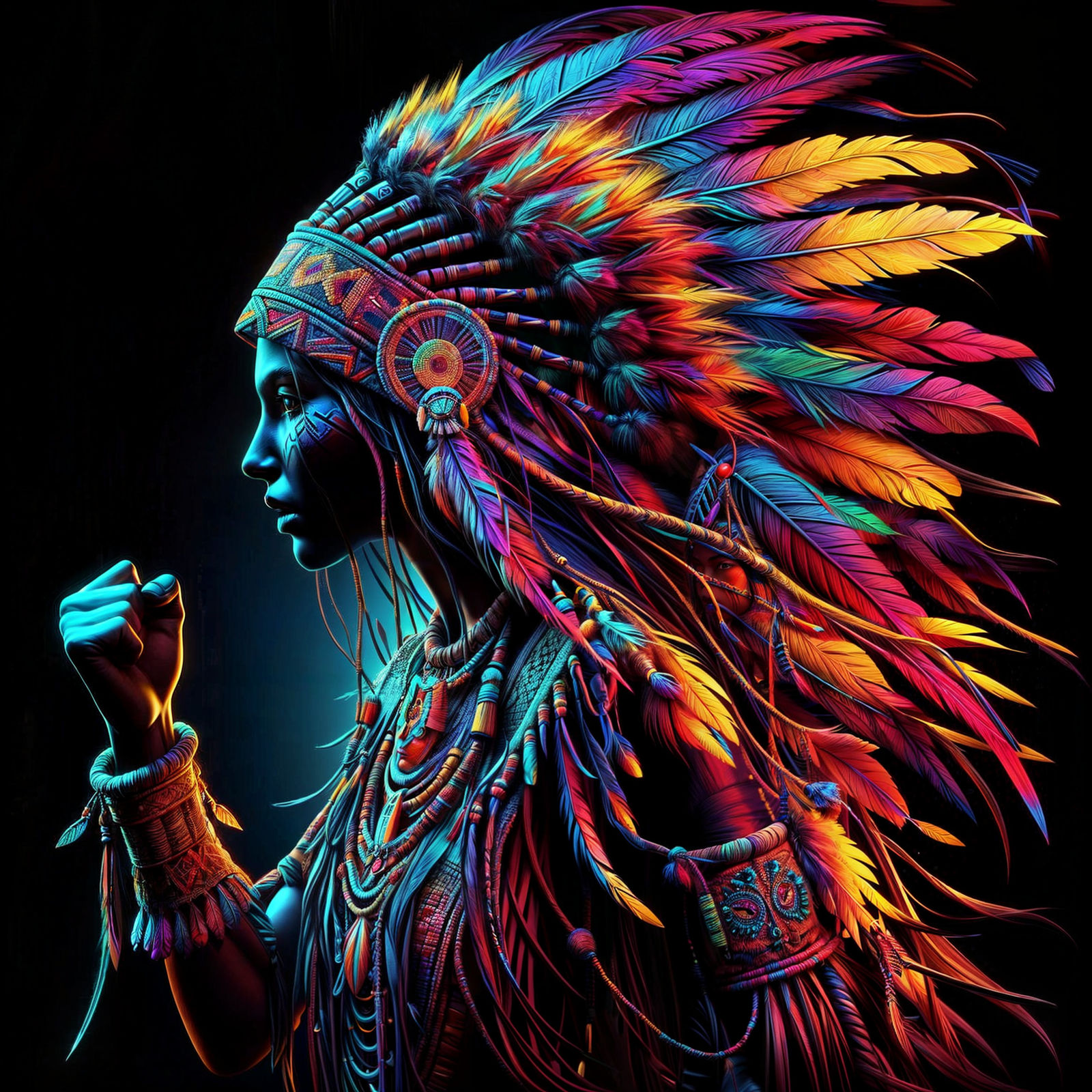 "A Proud Native-American!" 🪶 - AI Generated Artwork - NightCafe Creator