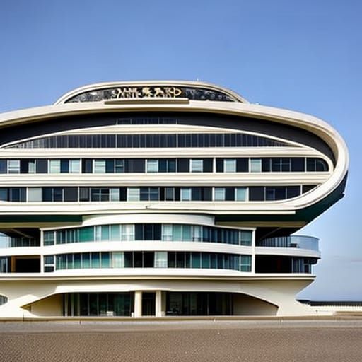 Modern building 1 - AI Generated Artwork - NightCafe Creator