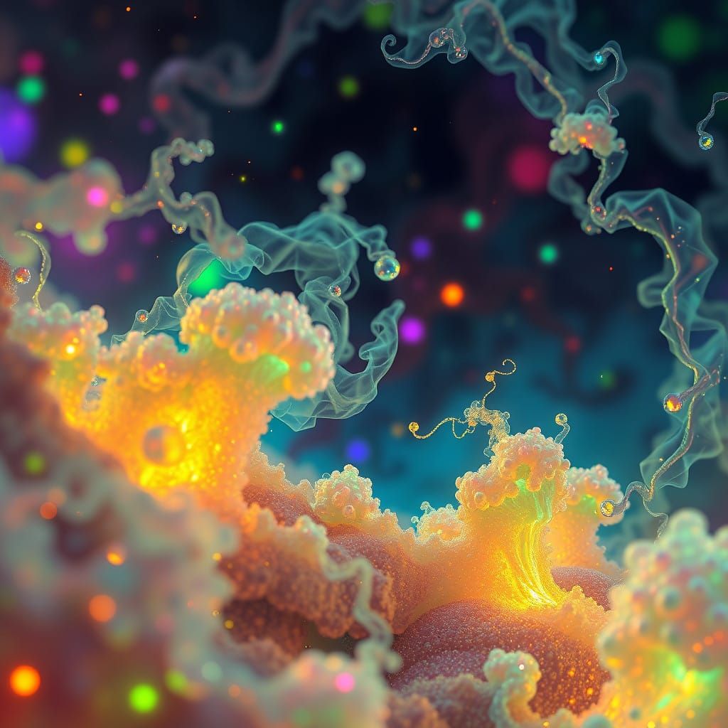 Microverse landscapes - Ethereal Microverse Landscapes in V...