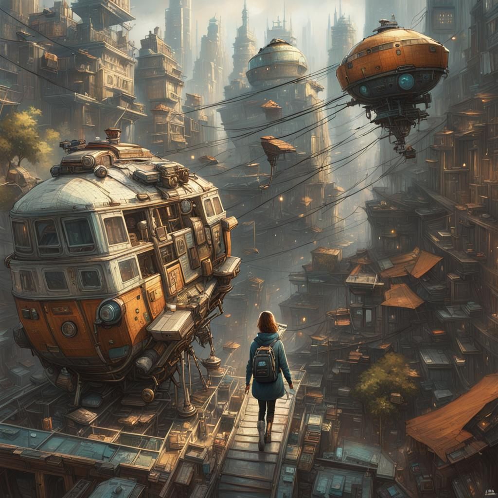 Time machine is broken - AI Generated Artwork - NightCafe Creator