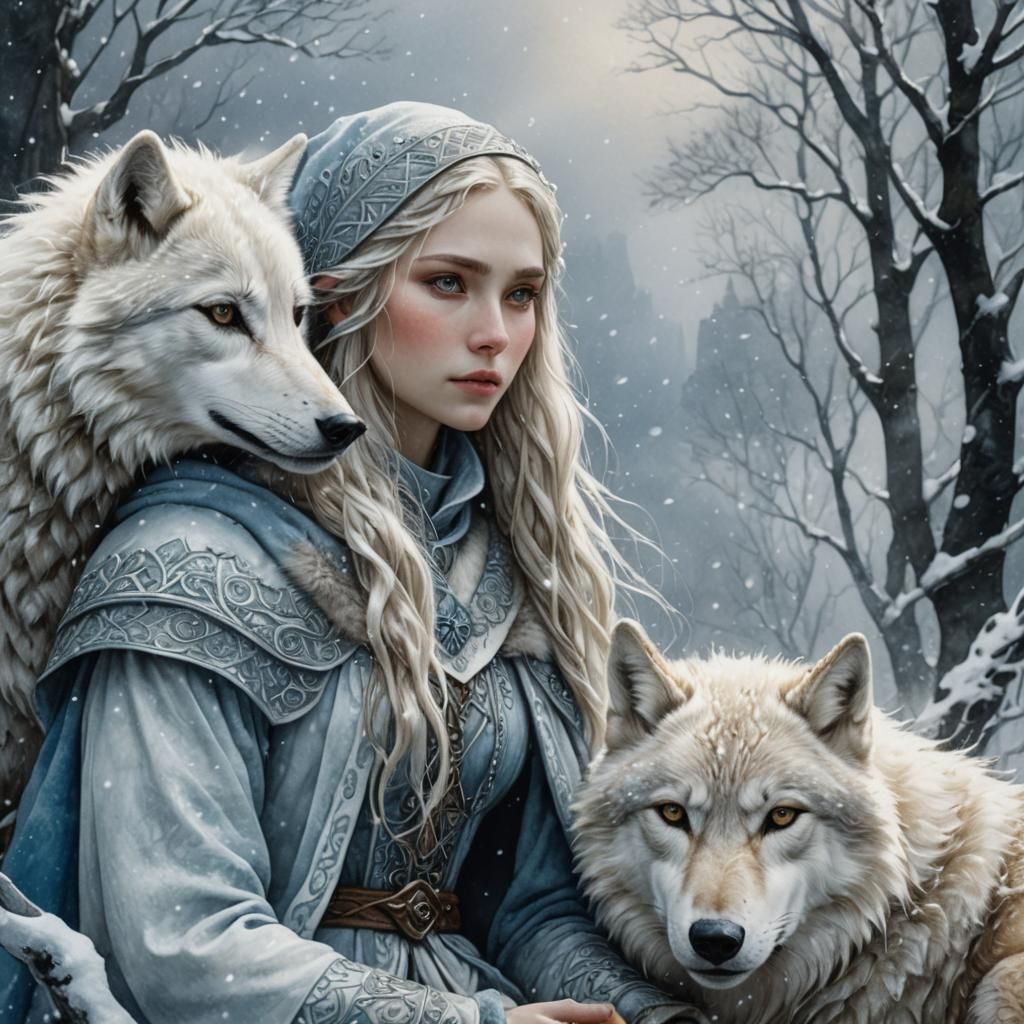 Winter Elf - AI Generated Artwork - NightCafe Creator