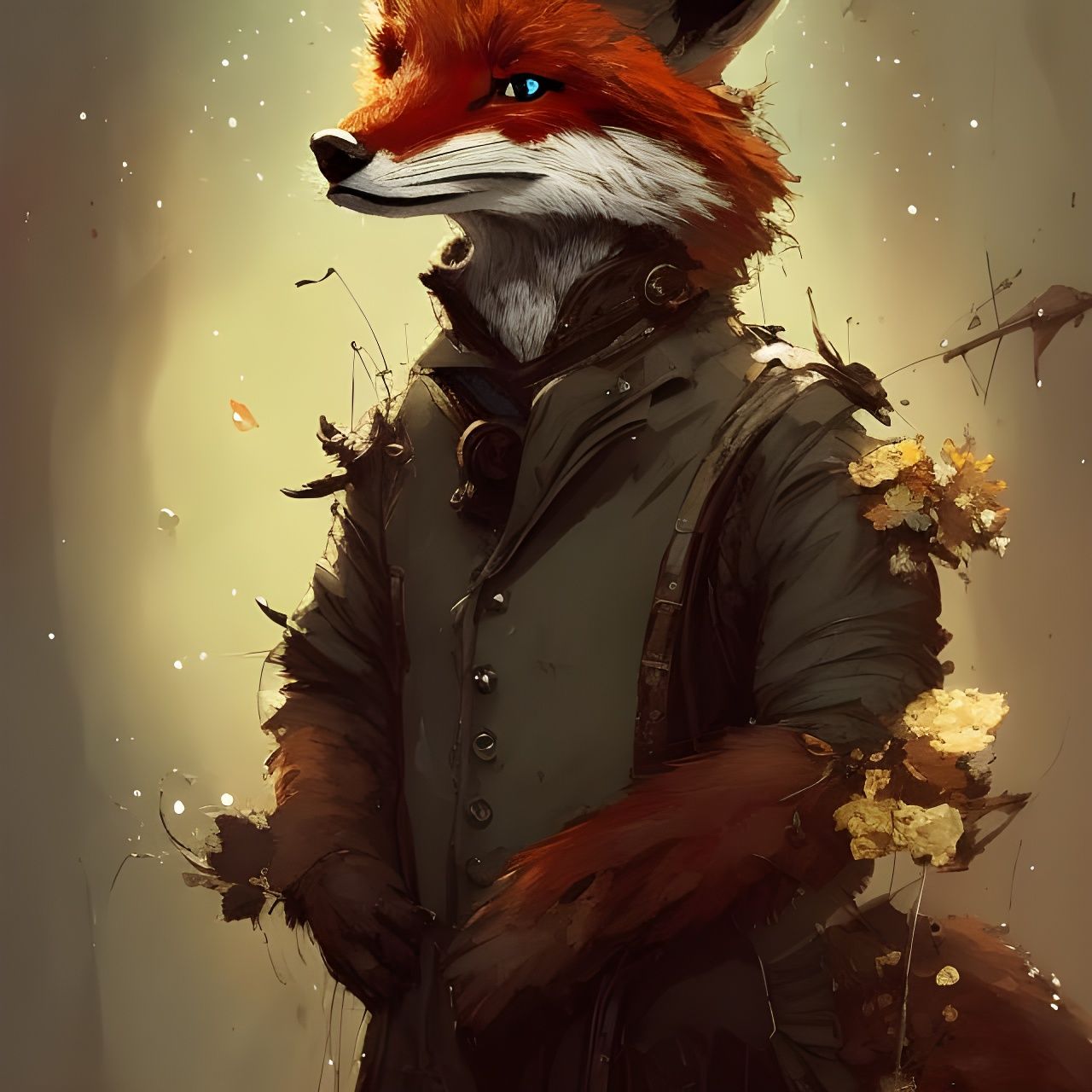 Victorian fox man Hyper-detailed masterpiece by Tracy j Butler Brian ...