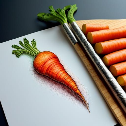Carrot art - AI Generated Artwork - NightCafe Creator