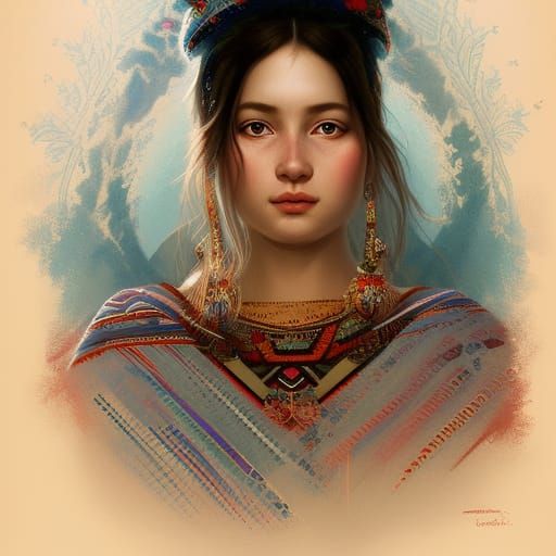 Sami goddess - AI Generated Artwork - NightCafe Creator
