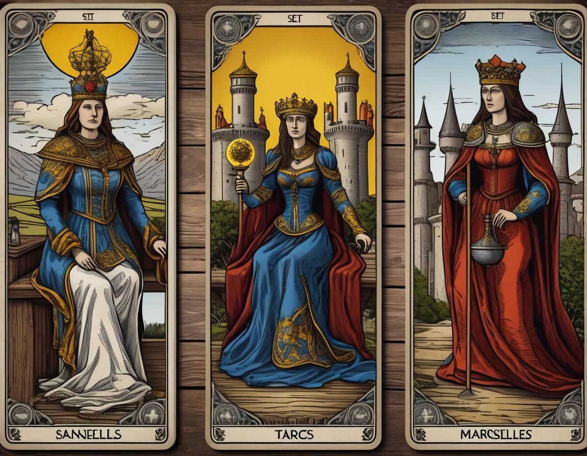 Tarot cards (1) - AI Generated Artwork - NightCafe Creator