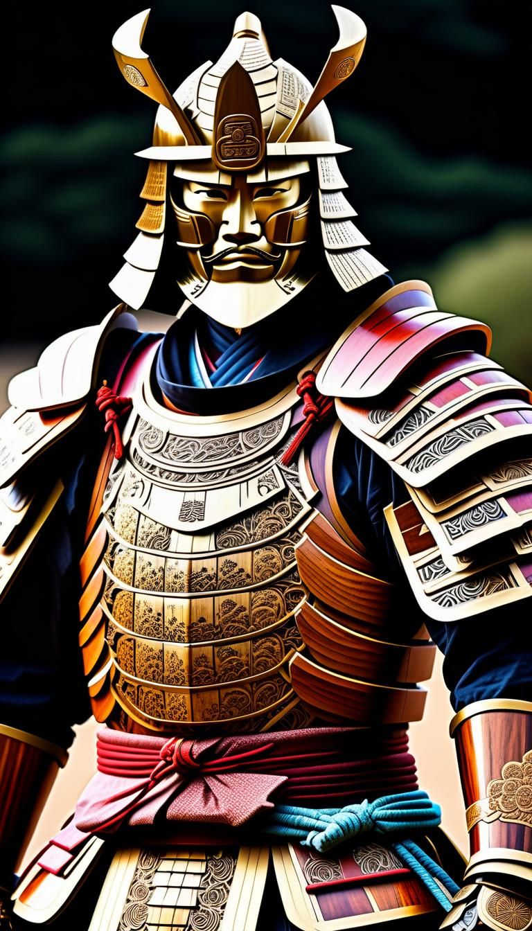 Wooden Samurai - AI Generated Artwork - NightCafe Creator