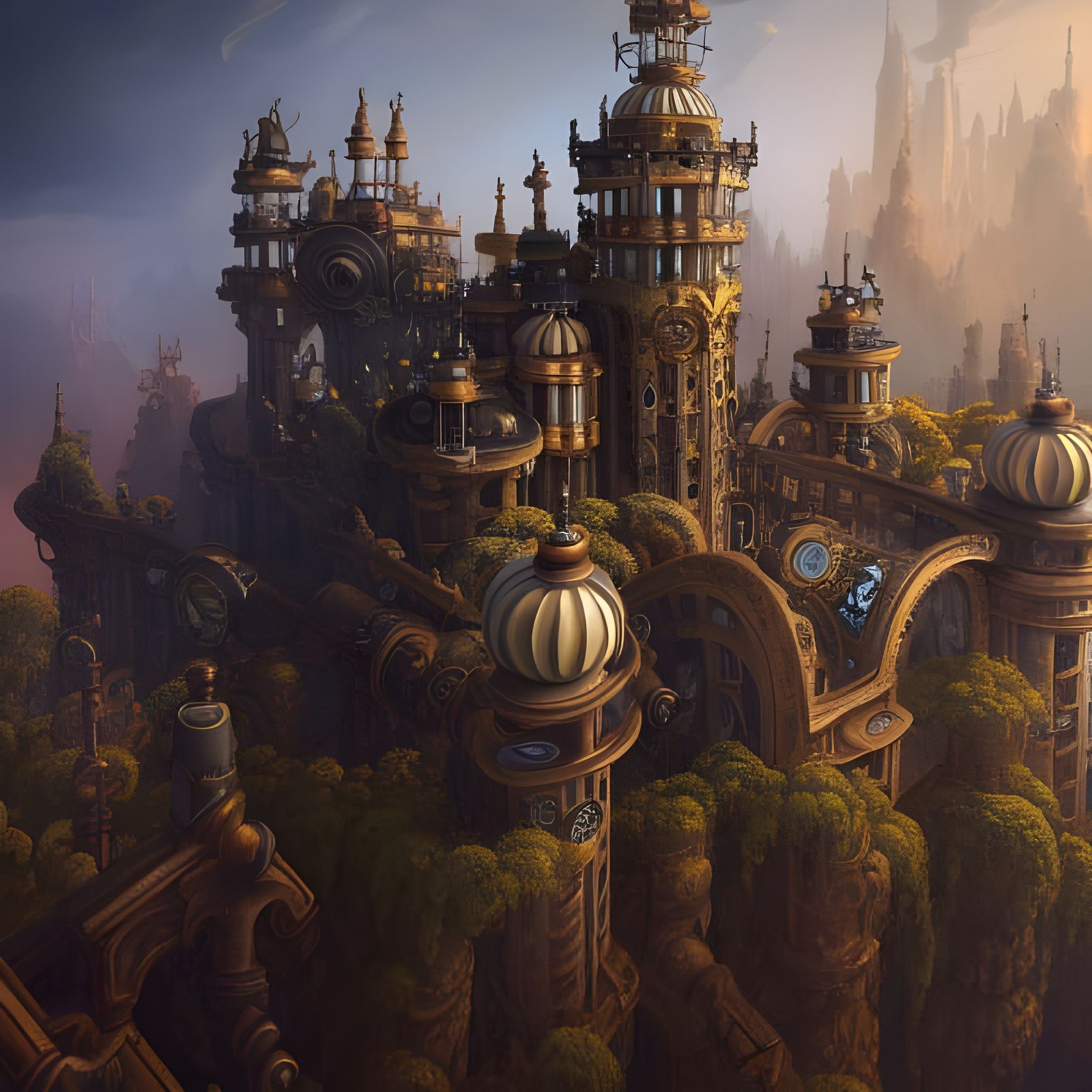 Aetherpunk - AI Generated Artwork - NightCafe Creator