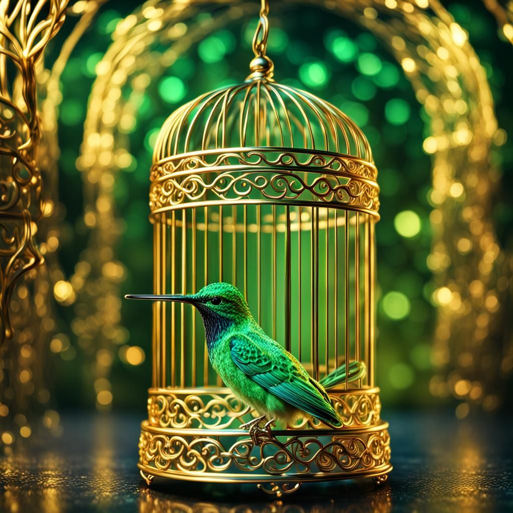 Golden jail - AI Generated Artwork - NightCafe Creator