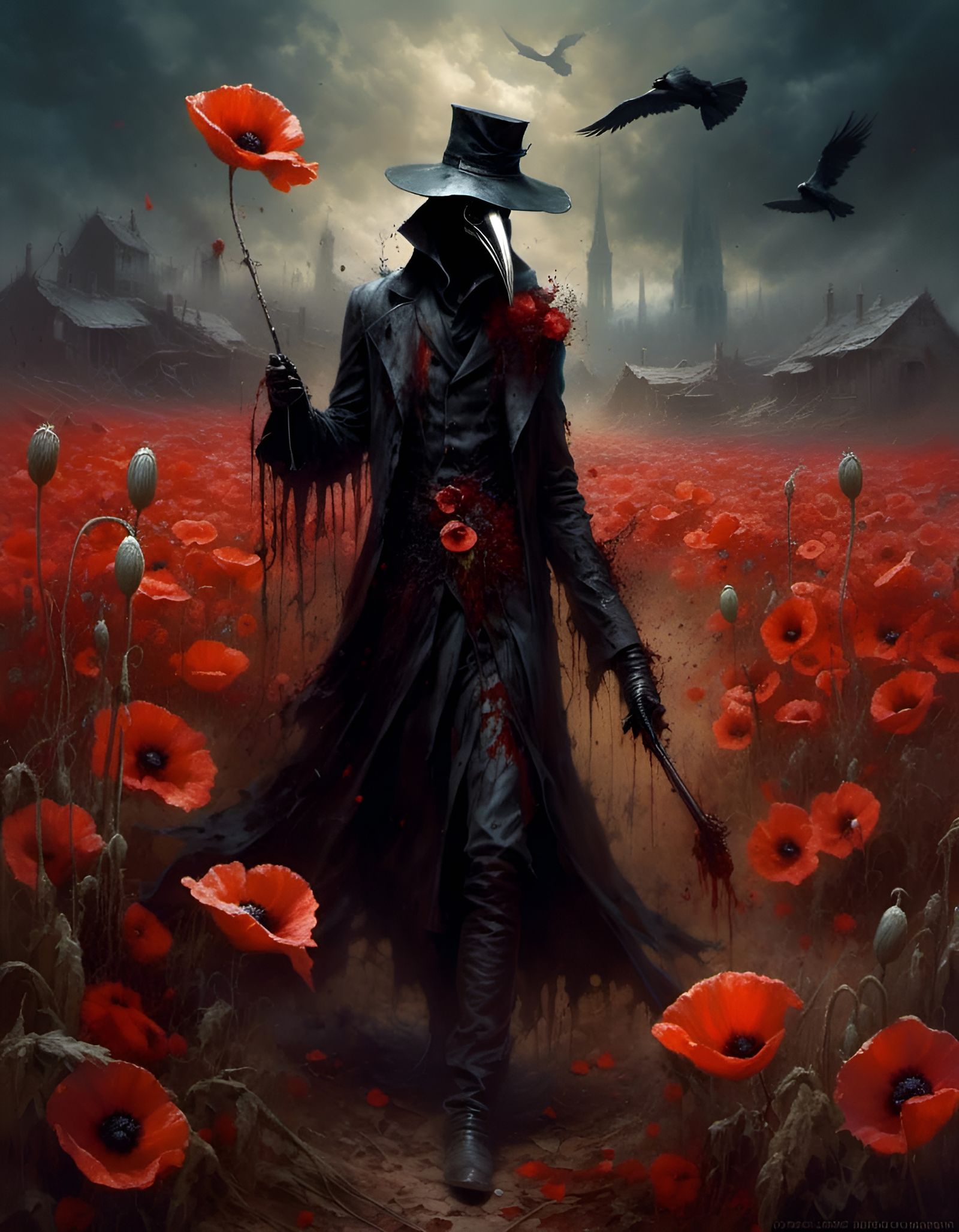 The Poppy - AI Generated Artwork - NightCafe Creator