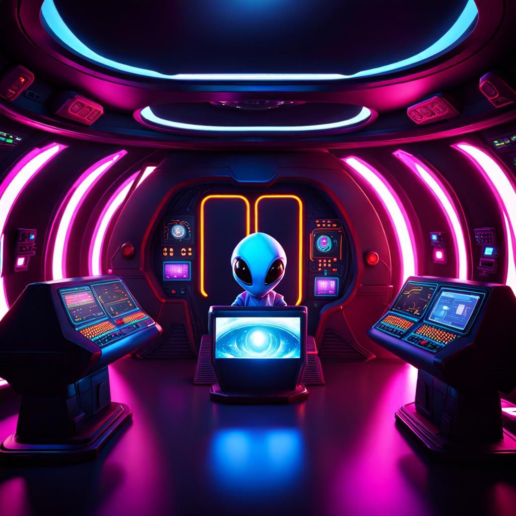 control room - AI Generated Artwork - NightCafe Creator