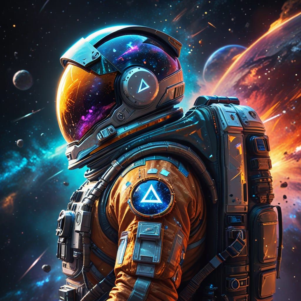 Astronaut- Daily challenge #939 - NightCafe