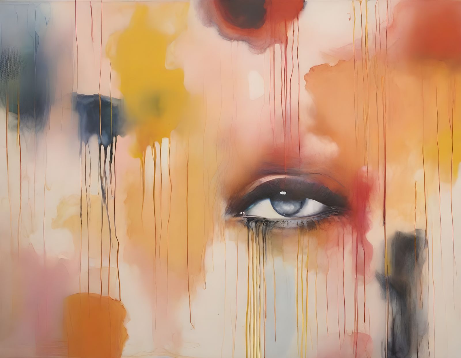 Watercolor Tears - Hopeful Ephemeral Dreamscapes in Soft Wat...