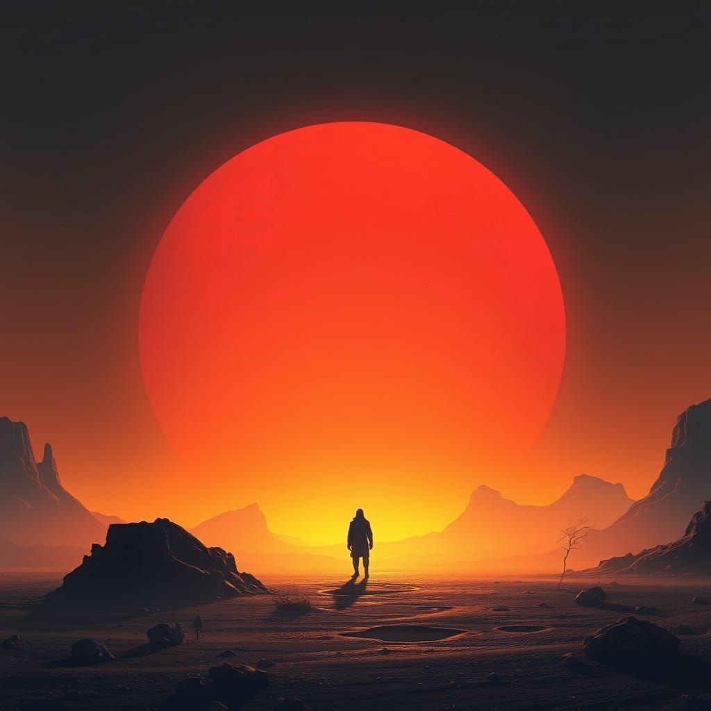 Mars Whisper Poem - In Martian twilight, where shadows play, Grok's ...