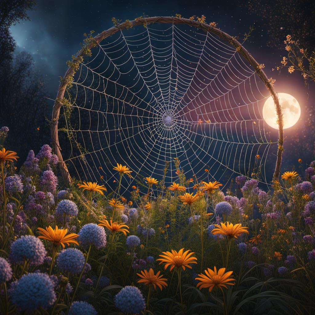 Magical web of dreams - AI Generated Artwork - NightCafe Creator