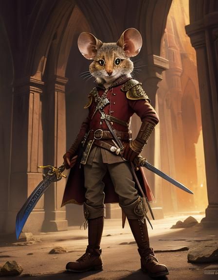 Fantasy animated Artwork that captures the endearing qualities of mice ...