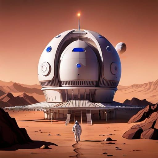 Life On Mars - AI Generated Artwork - NightCafe Creator