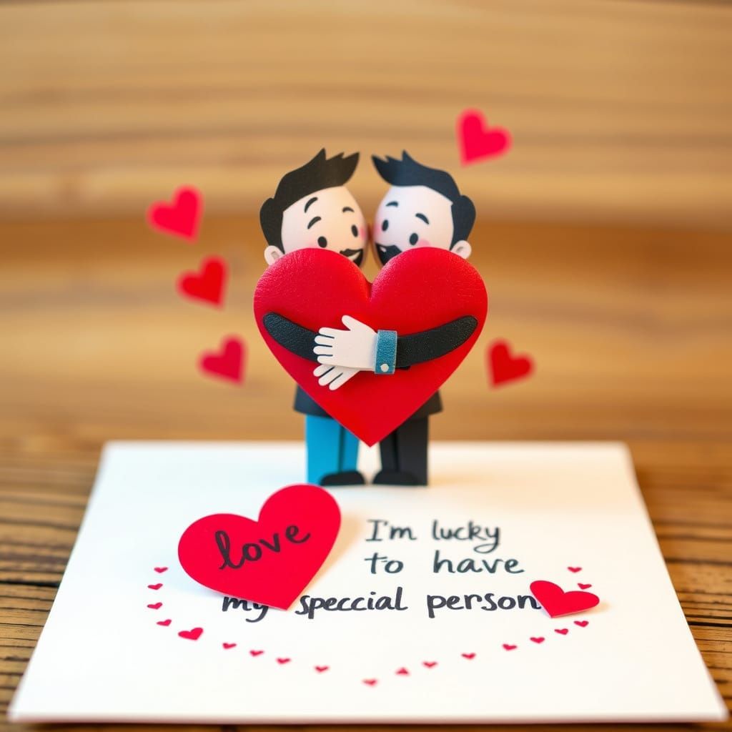 A cute pop up Valentine’s Day card - Charming Valentine's Da...
