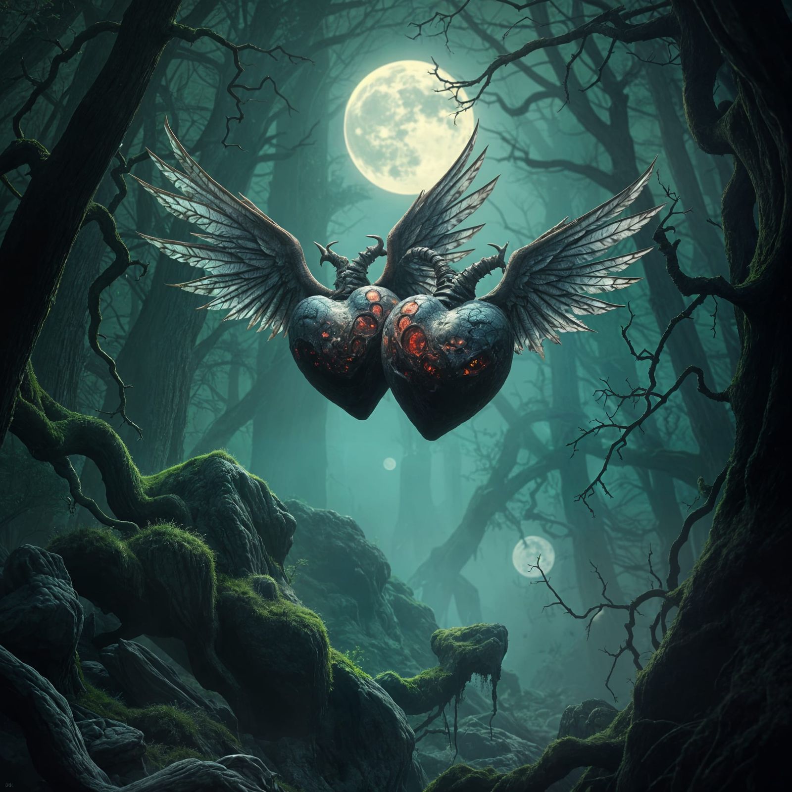 Cold Gothic Love - Whispering Wings in an Enchanted Night