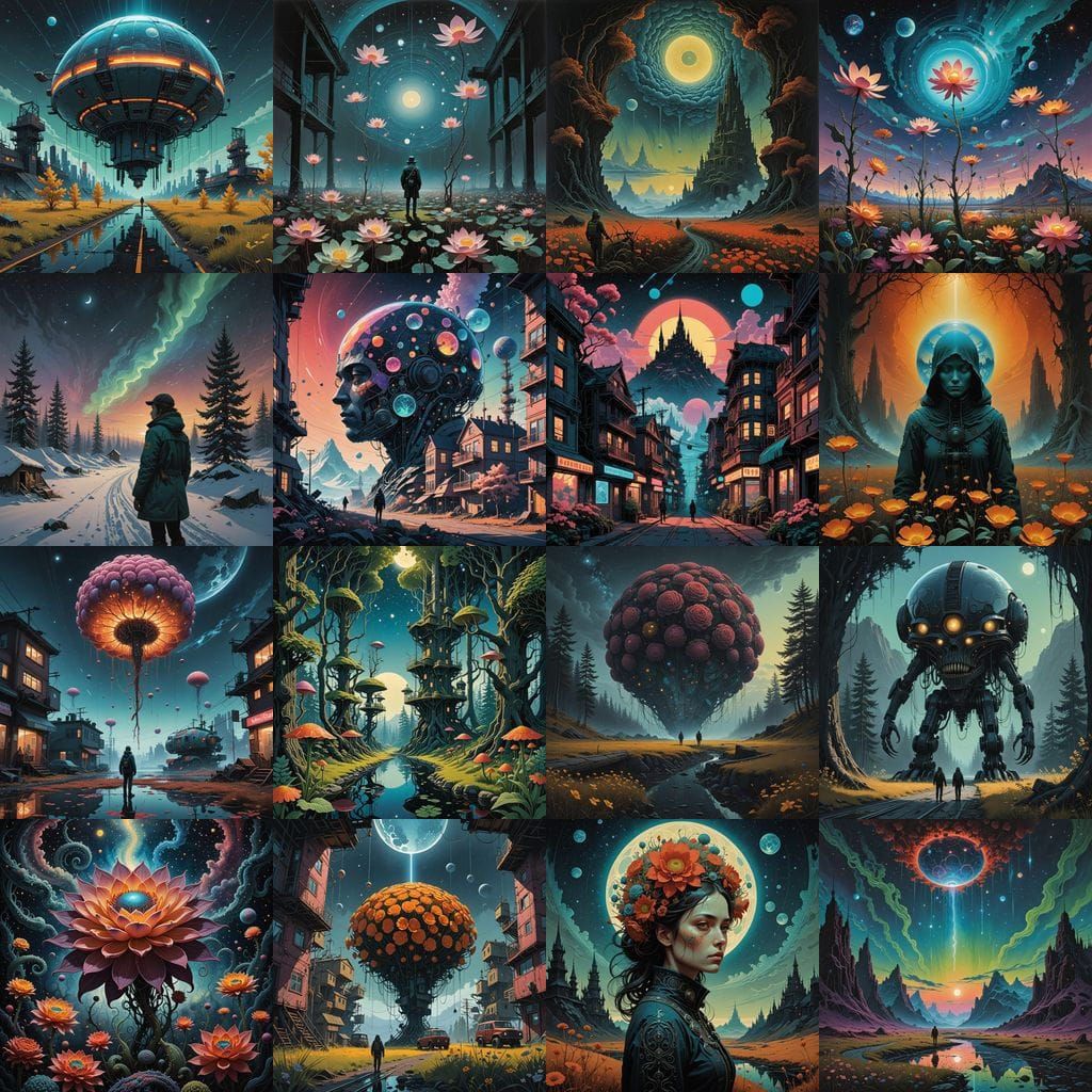 Multiverse Bloom: Unique Universes in Full-Bodied ... - AI Art