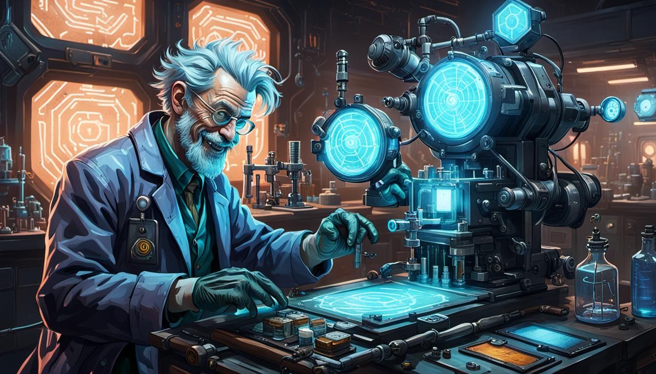 The Scientist 3 - AI Generated Artwork - NightCafe Creator