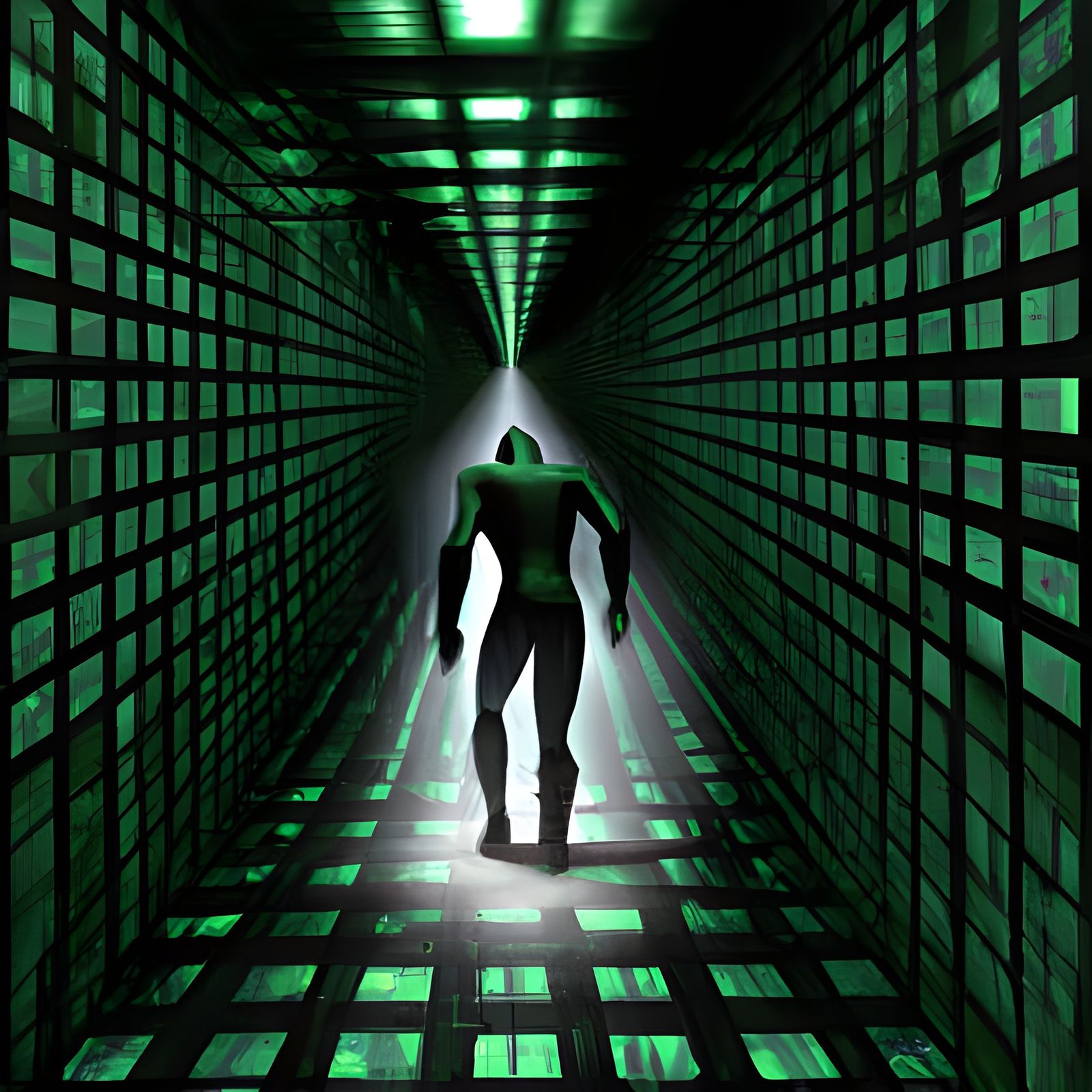 escaping from the matrix - Cyberpunk Escape from a Futuristi...