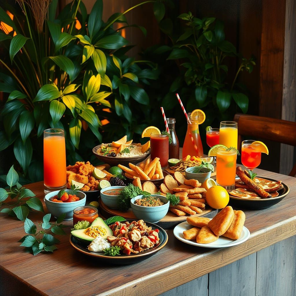 A mouth watering feast - A mouth watering feast