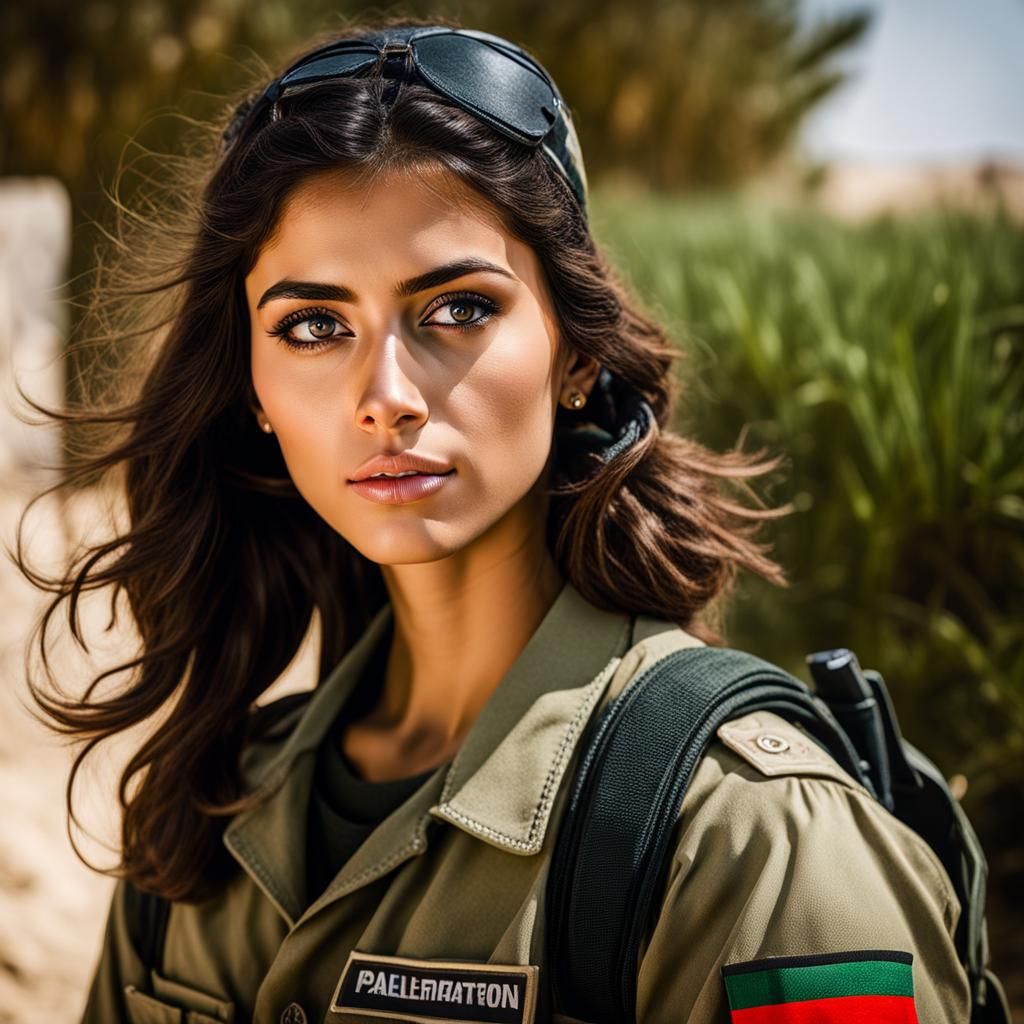 Palestinian nurse II - AI Generated Artwork - NightCafe Creator