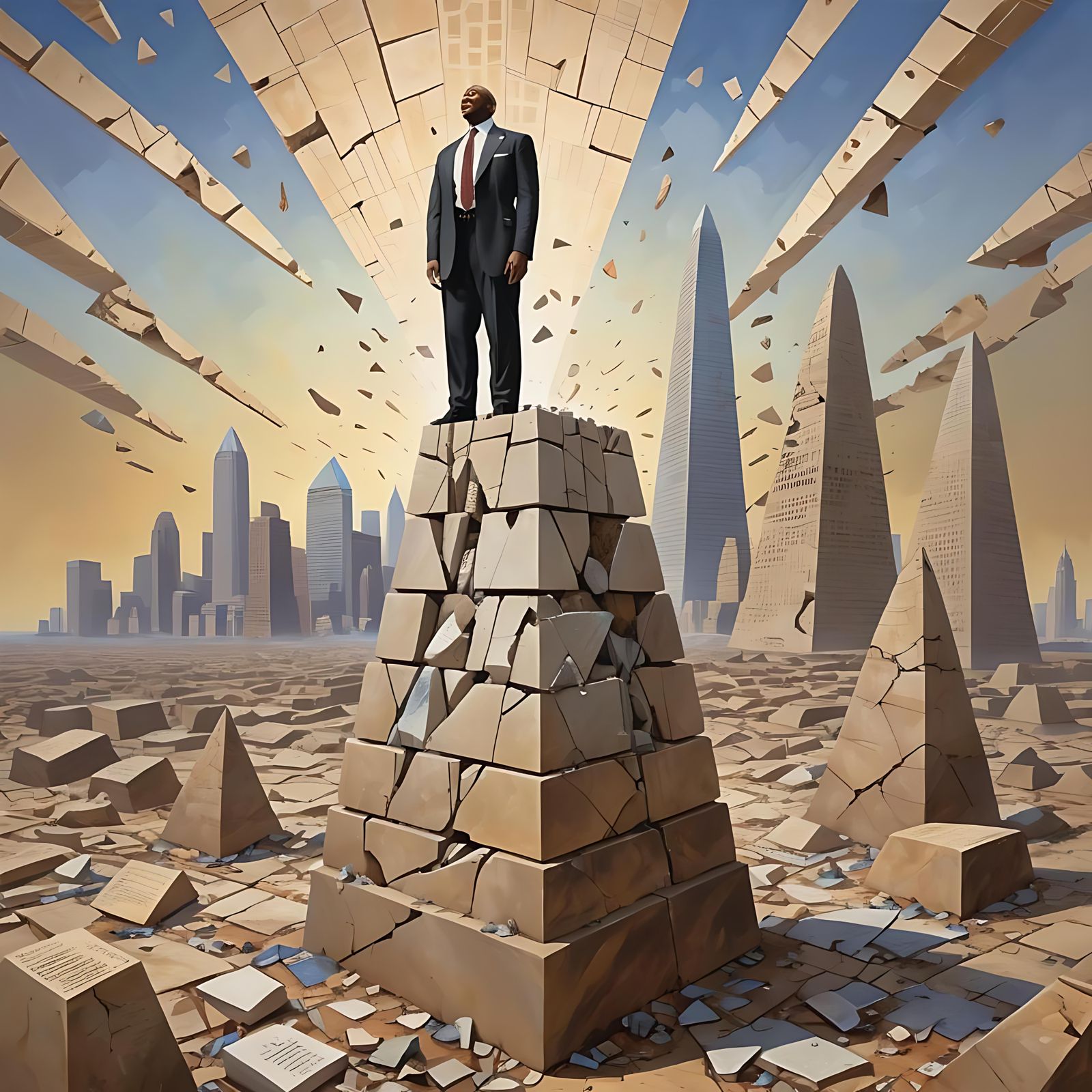 Natural Cubism. - AI Generated Artwork - NightCafe Creator