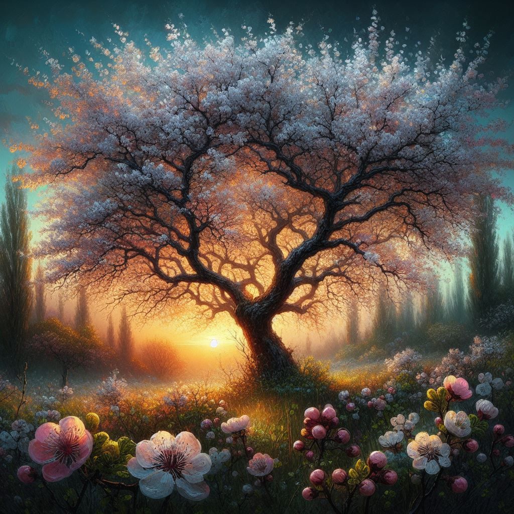 Spring tree - AI Generated Artwork - NightCafe Creator
