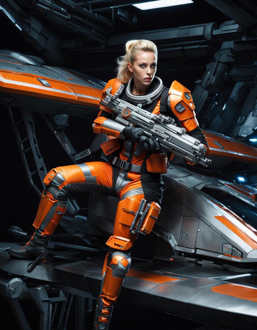 Starfighter Pilot - AI Generated Artwork - NightCafe Creator